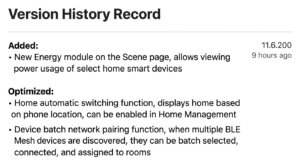 Xiaomi Home iOS app gets 11.6.200 update with new Energy module - XimiTime